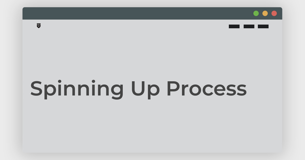 Spinning Up Process | Magnificode